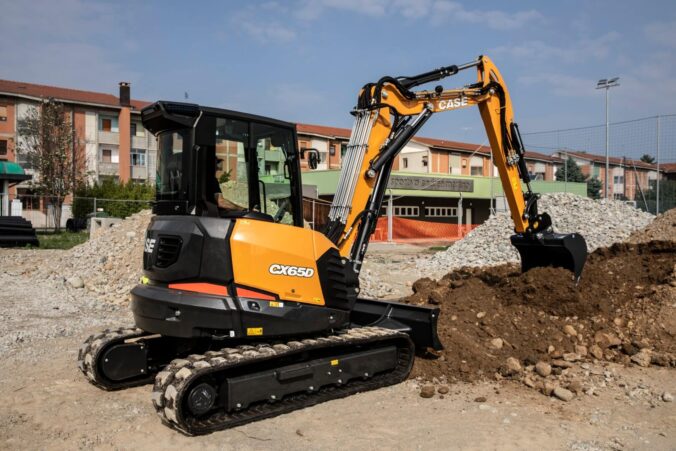 CASE CX65D minikaivukone - Rentti